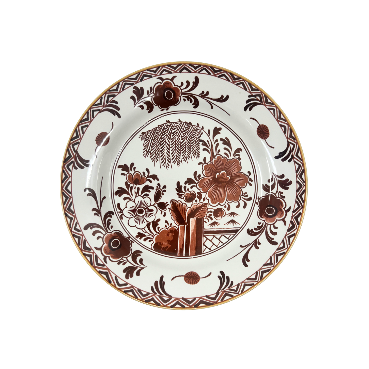 Brown Delft Party Plate, Set of 4 – Ellis Hill